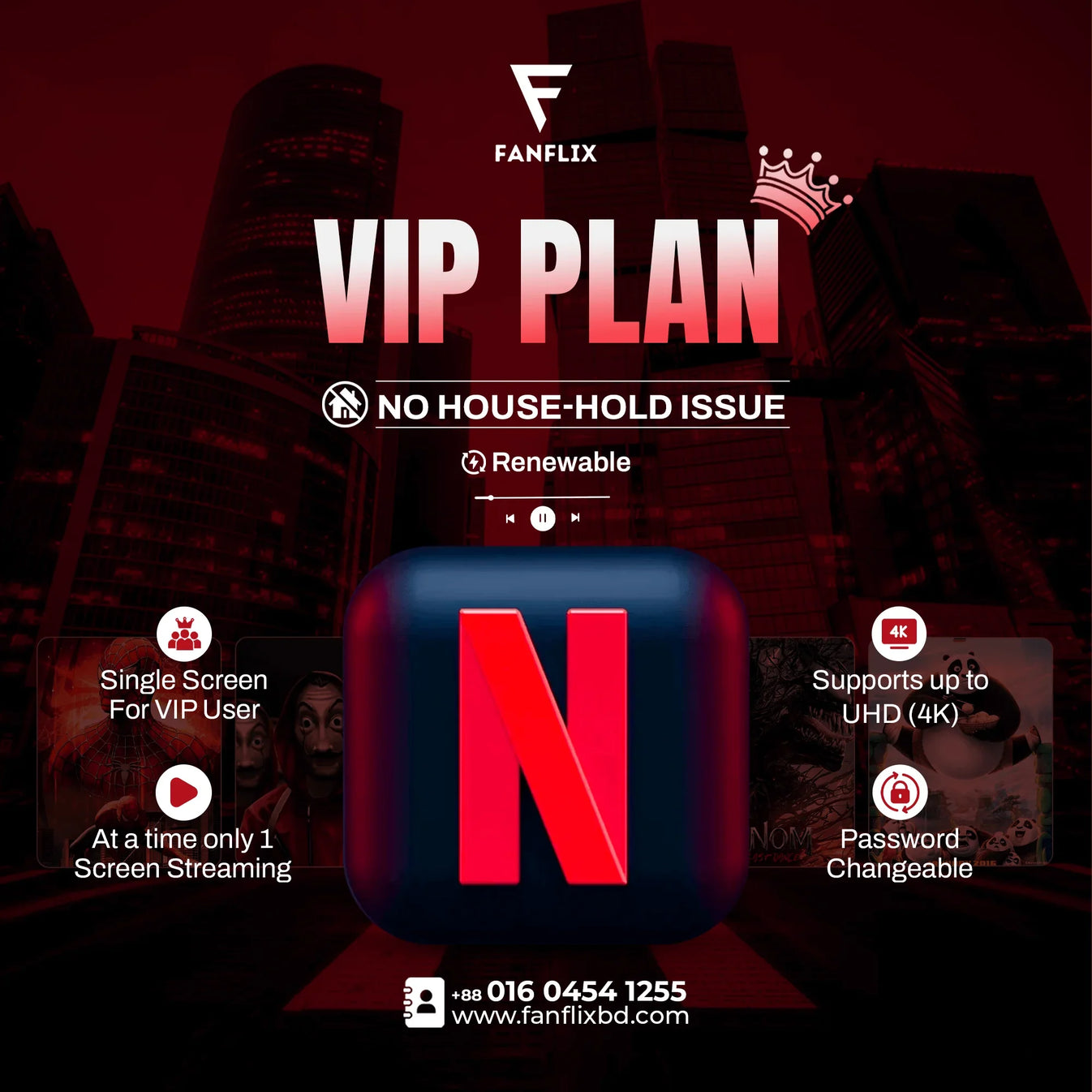 FANFLIX - BEST NETFLIX SHOP IN BANGLADESH - NETFLIX SUBSCRIPTION BD ...